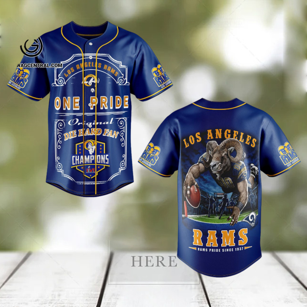 Los Angeles Rams Classic Full Printing Baseball Jersey - Hearthtops Store