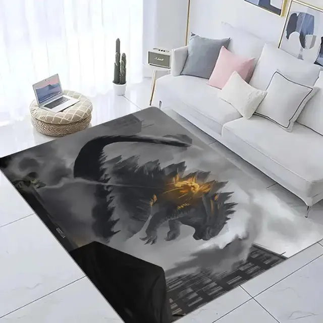 Godzilla Cosplay Carpet Living Room Bedroom Sofa Rug Door Mat 5 ...