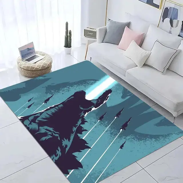 Godzilla Cosplay Carpet Living Room Bedroom Sofa Rug Door Mat 6 ...