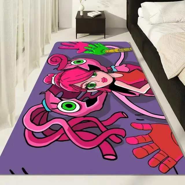 Poppy Playtime Cosplay Carpet Living Room Bedroom Sofa Rug Door Mat 3 ...