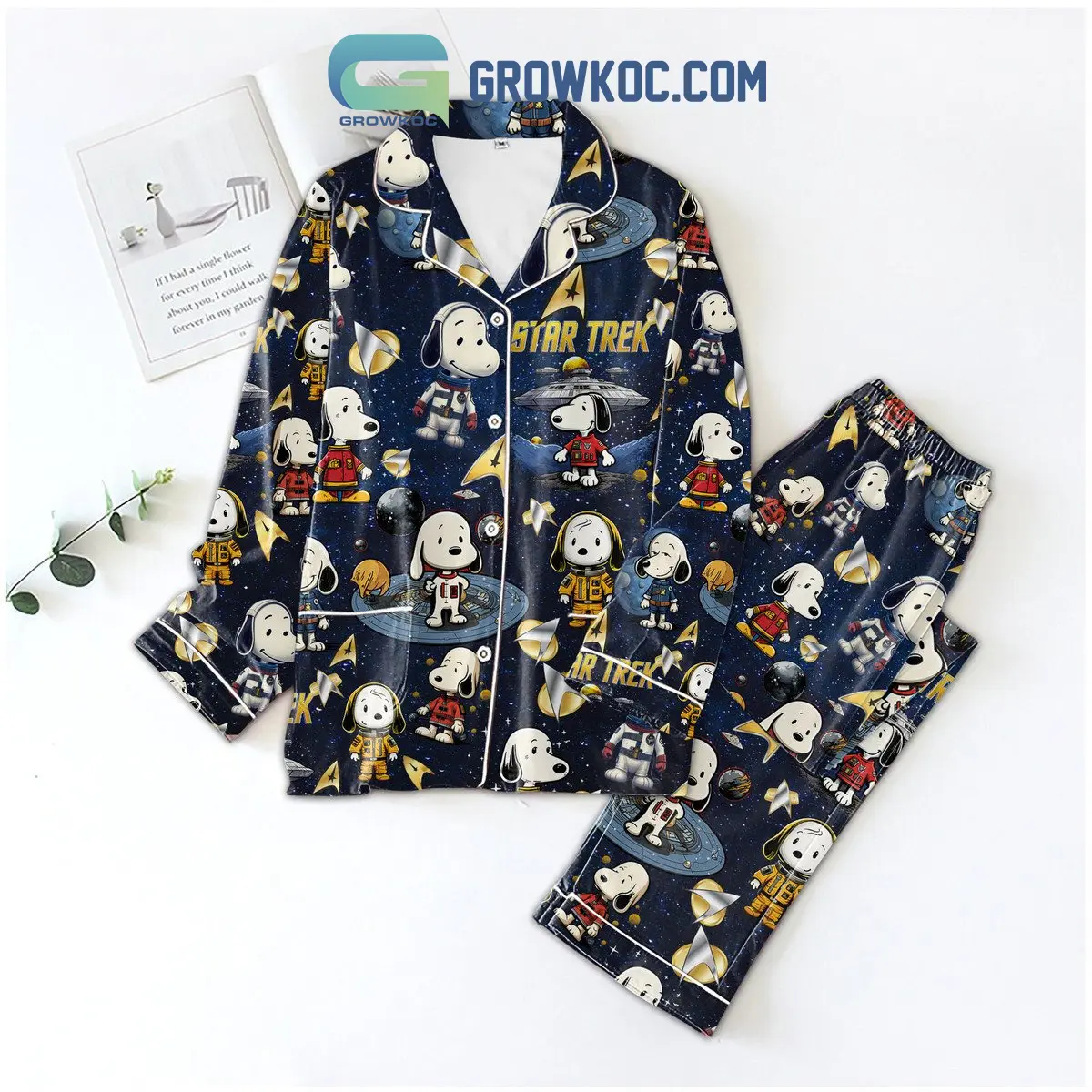 Star Trek Snoopy Pajamas Set - Hearthtops Store