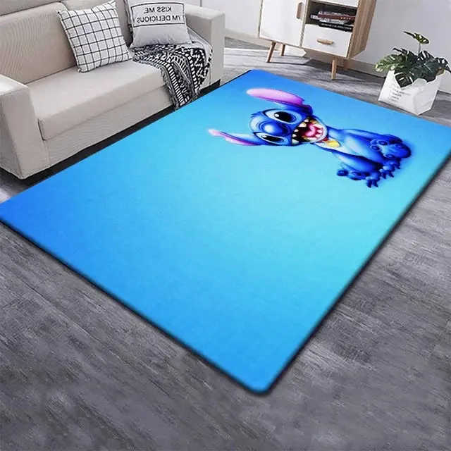 Stitch And Lilo Carpet Living Room Bedroom Sofa Rug Door Mat Kitchen ...