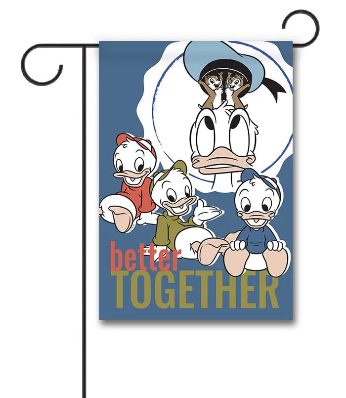 Better Together Donald Duck Garden Flag - Hearthtops Store