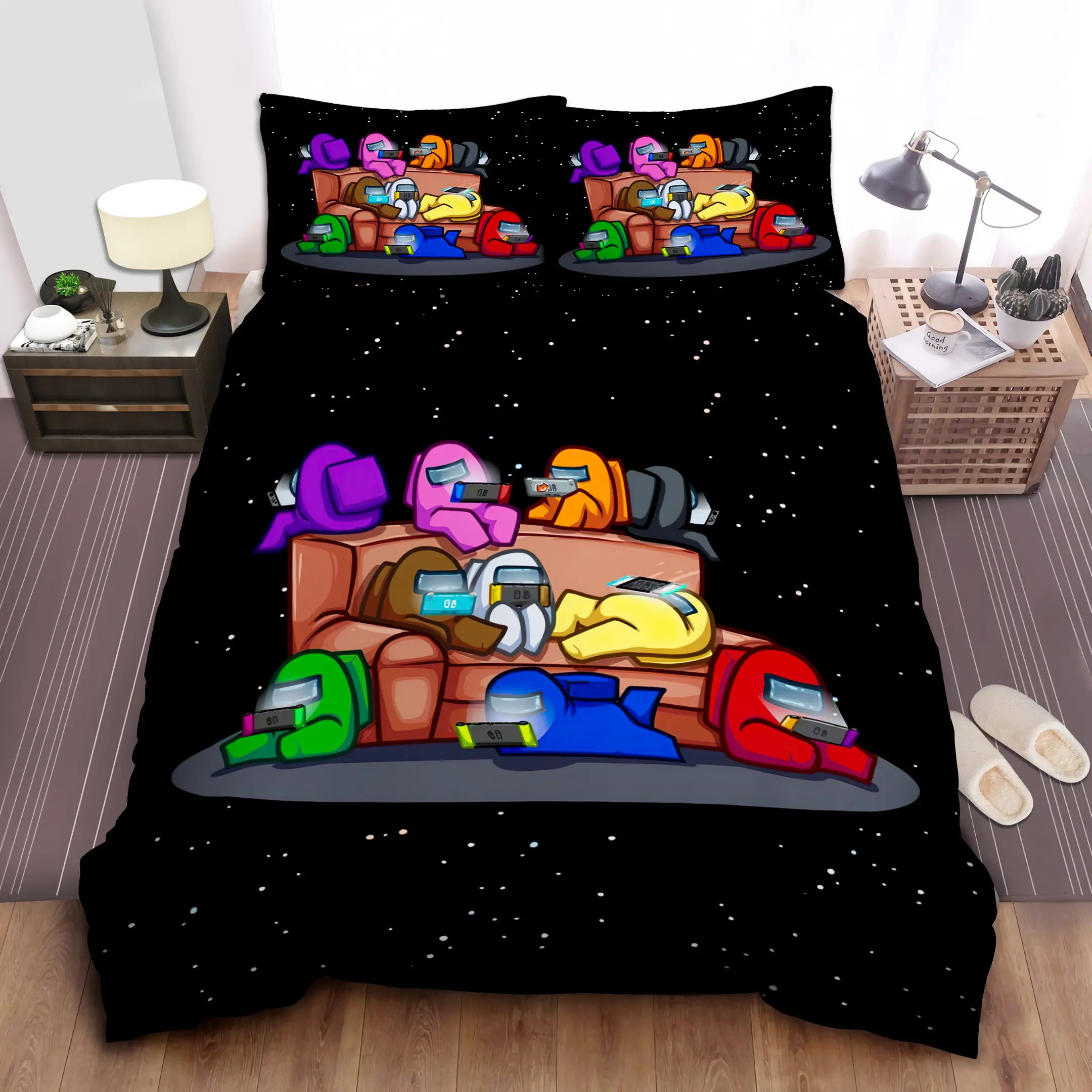 Among Us On A Chair Duvet Cover Bedroom Sets Comfortable Bedding Sets ...