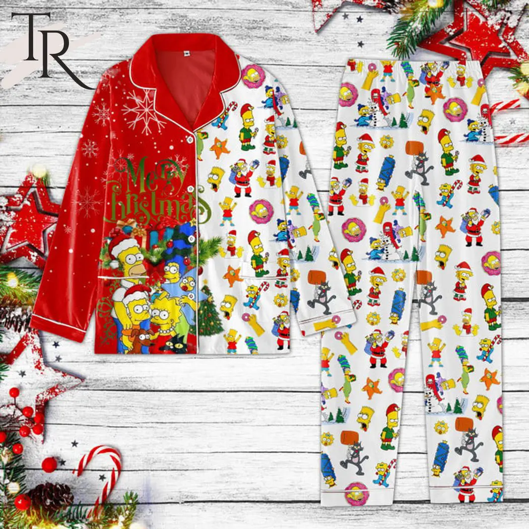 Merry Christmas The Simpsons Pajamas Set - Hearthtops Store