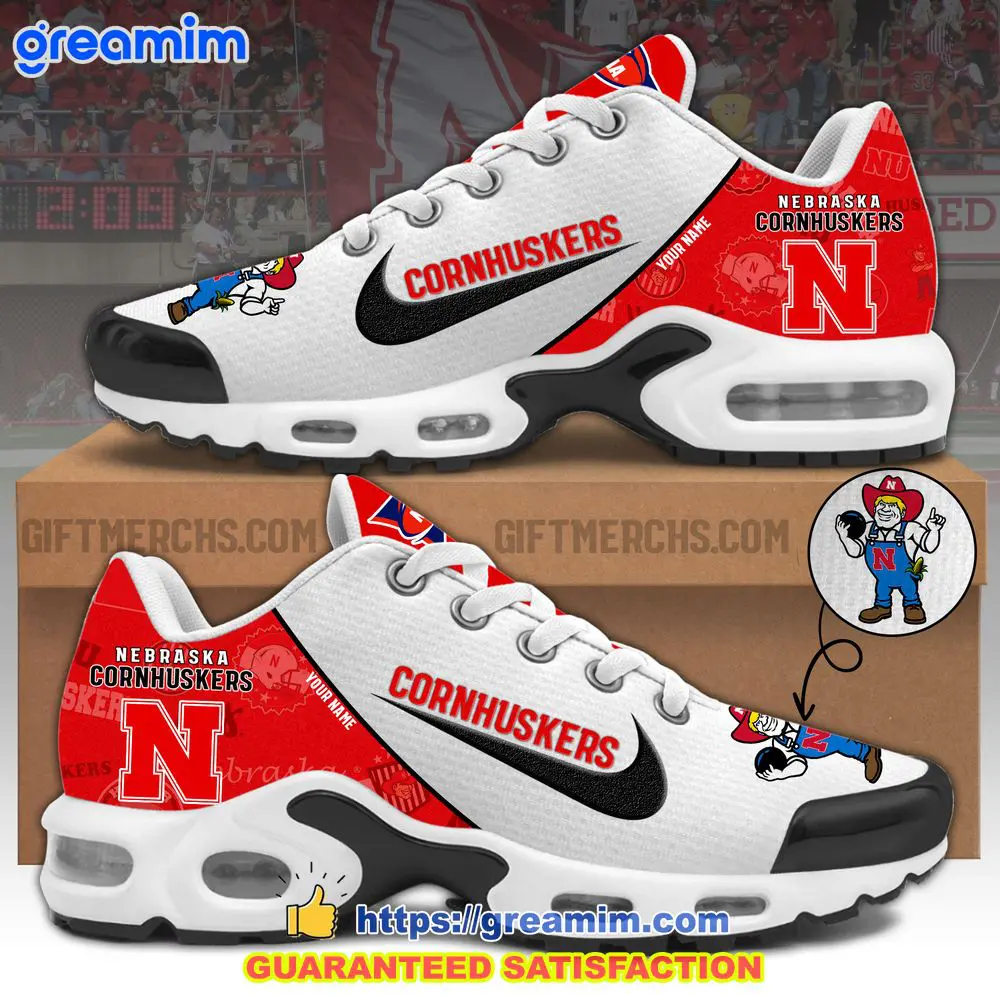 NCAA Nebraska Cornhuskers Custom Nike Air Max TN Plus Shoes, TN Shoes ...