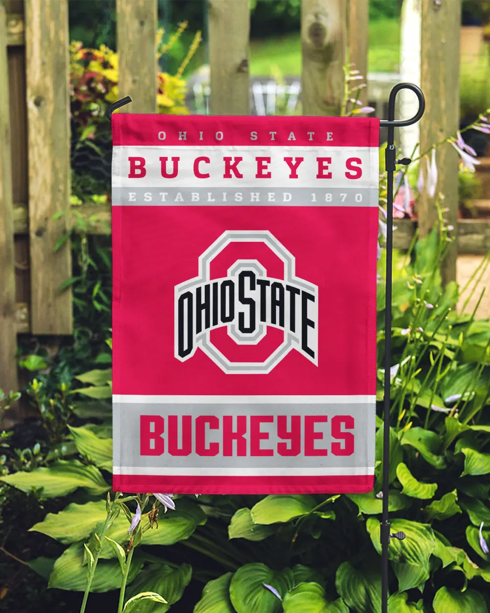 NCAA Ohio State Buckeyes Garden Flag - Hearthtops Store