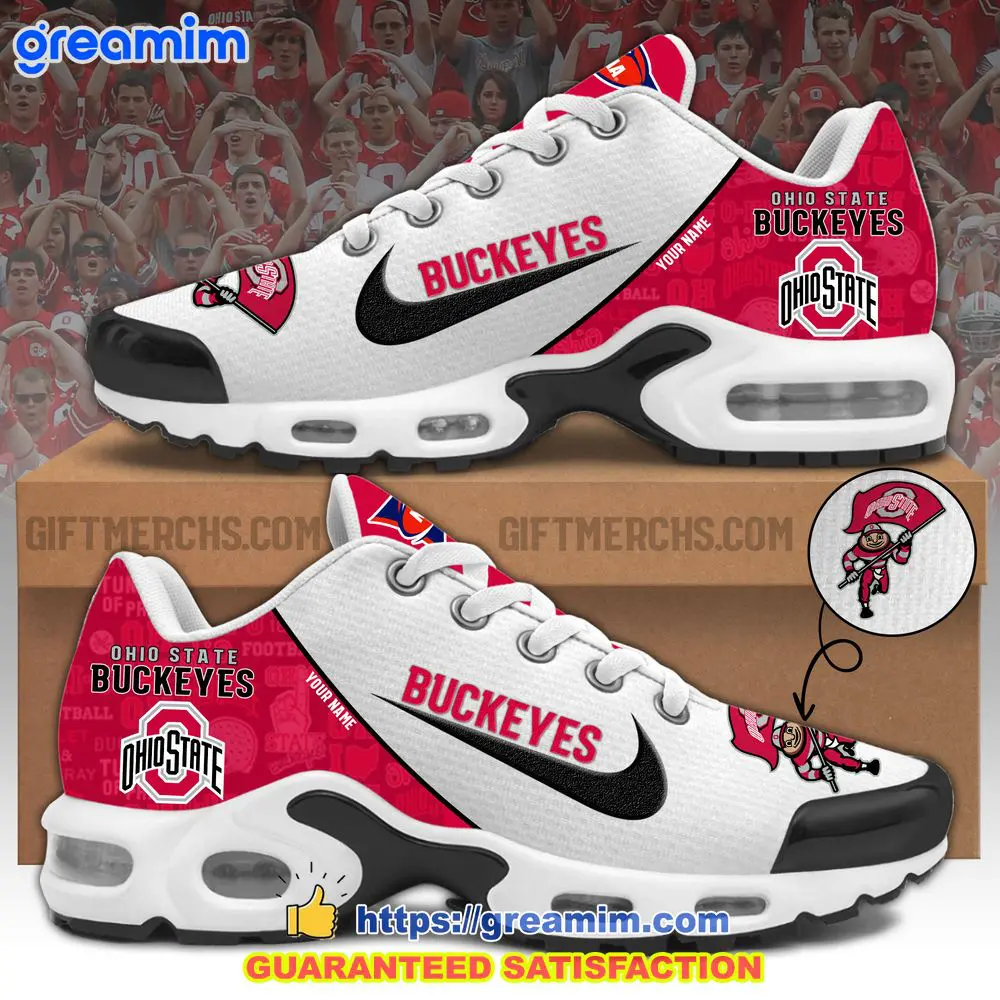 NCAA Ohio State Buckeyes Custom Nike Air Max TN Plus Shoes, TN Shoes ...
