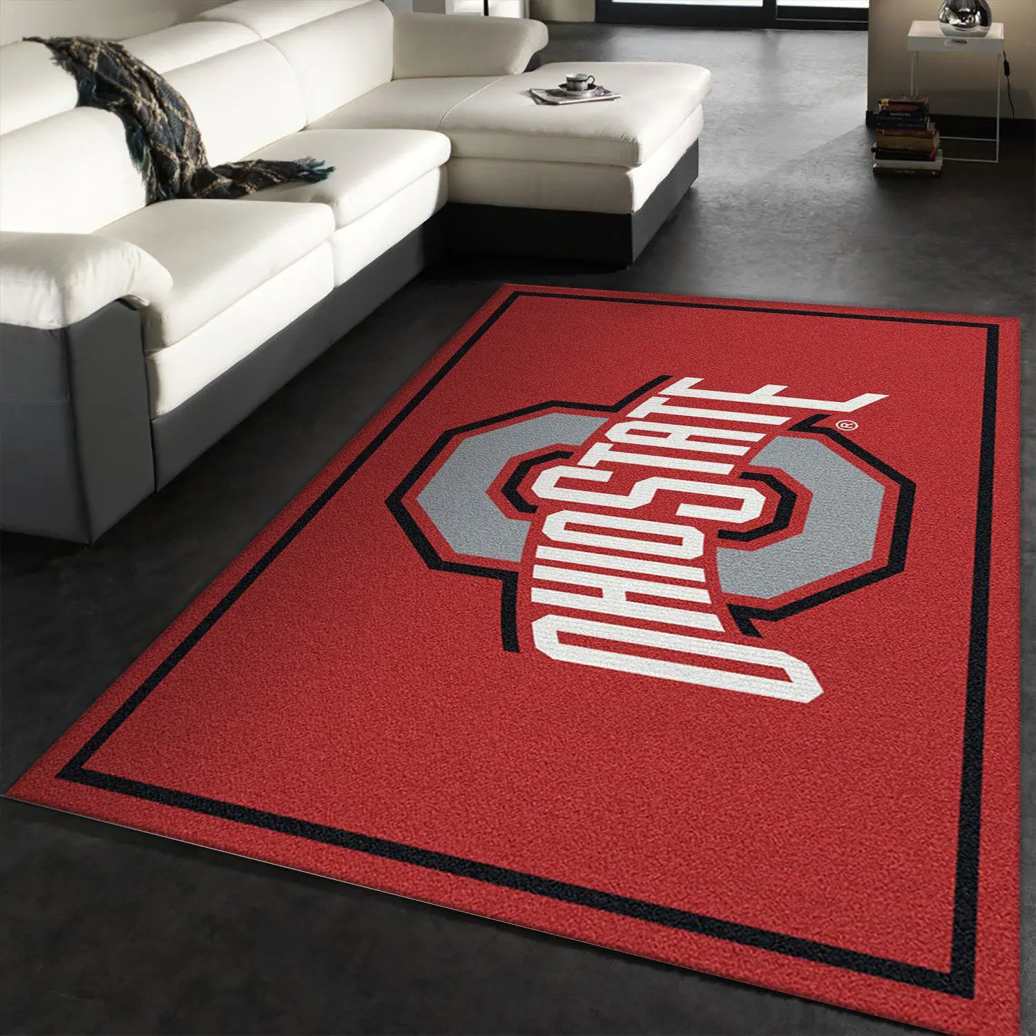 Ohio State Rug Custom Size And Printing - Hearthtops Store