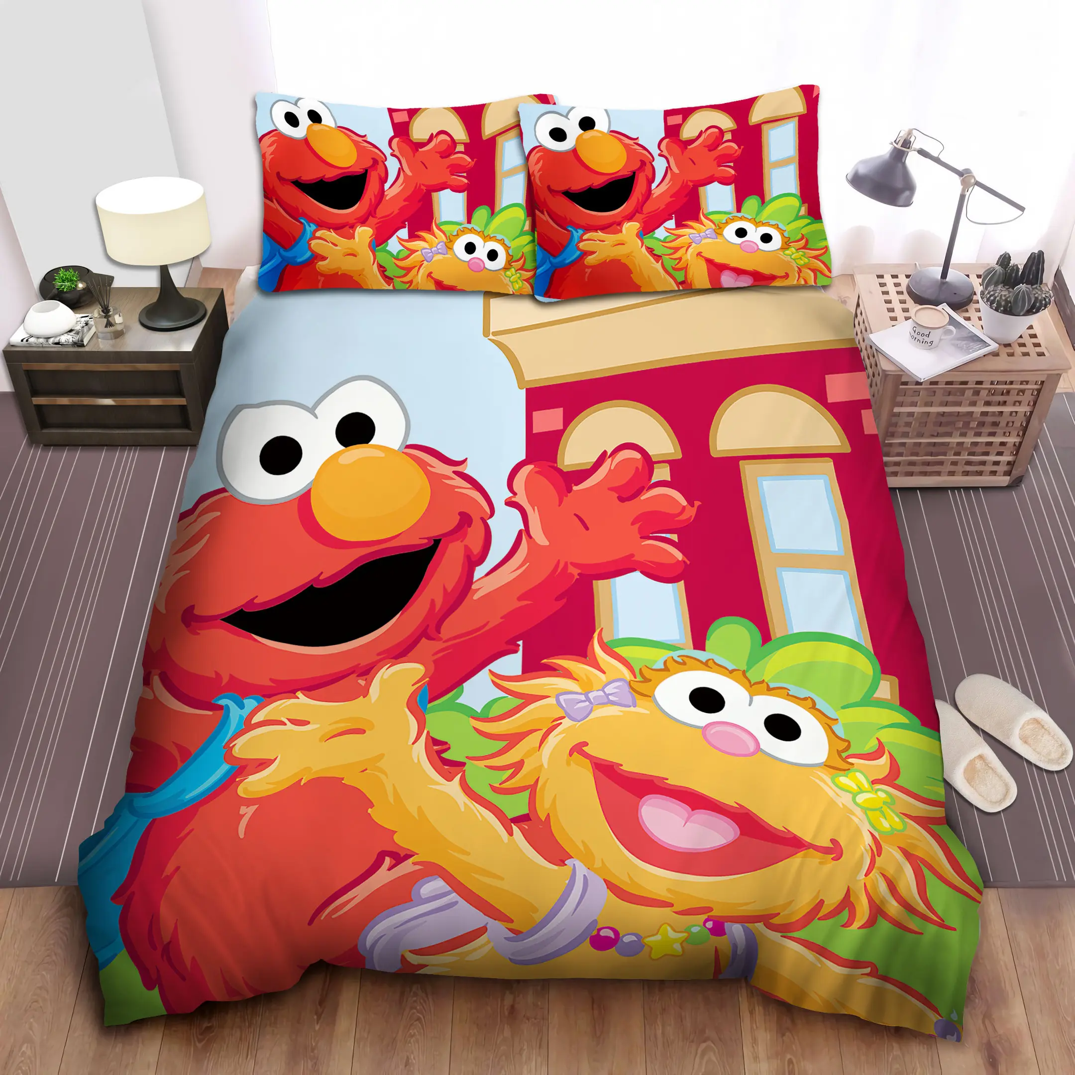 Sesame Street, Elmo And Zoe Duvet Cover Bedroom Sets Comfortable ...