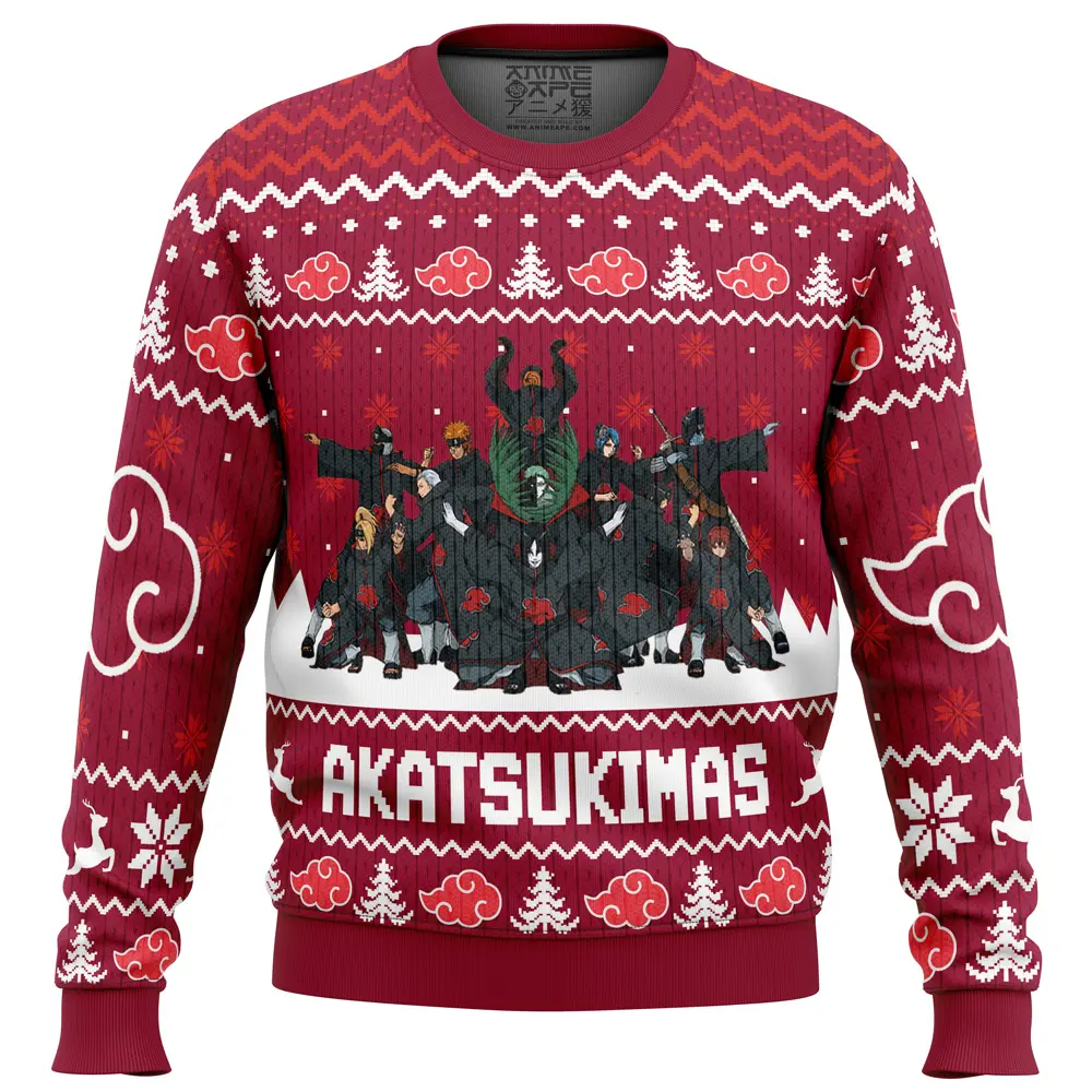 Akatsukimas Akatsuki Christmas Sweater - Hearthtops Store
