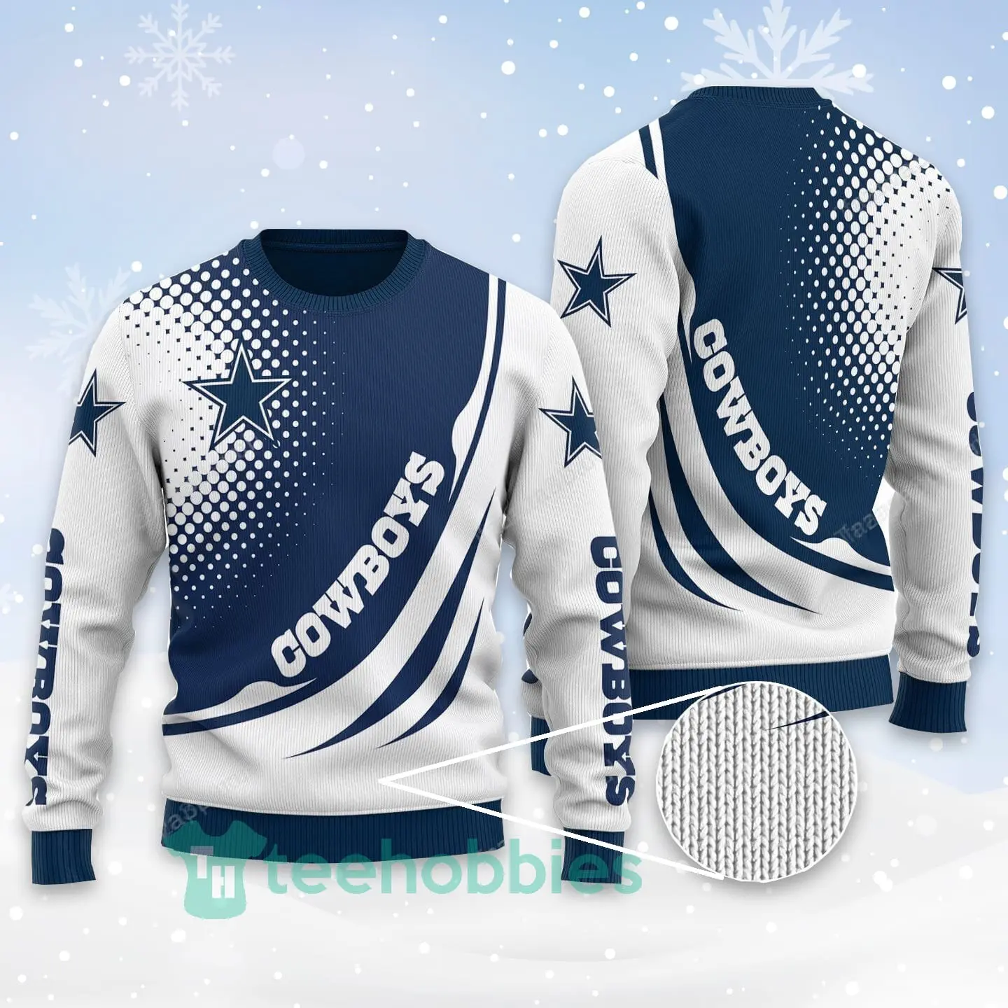 Cowboys Football Team Nfl Ugly Sweater, Coolest Christmas Sweater ...